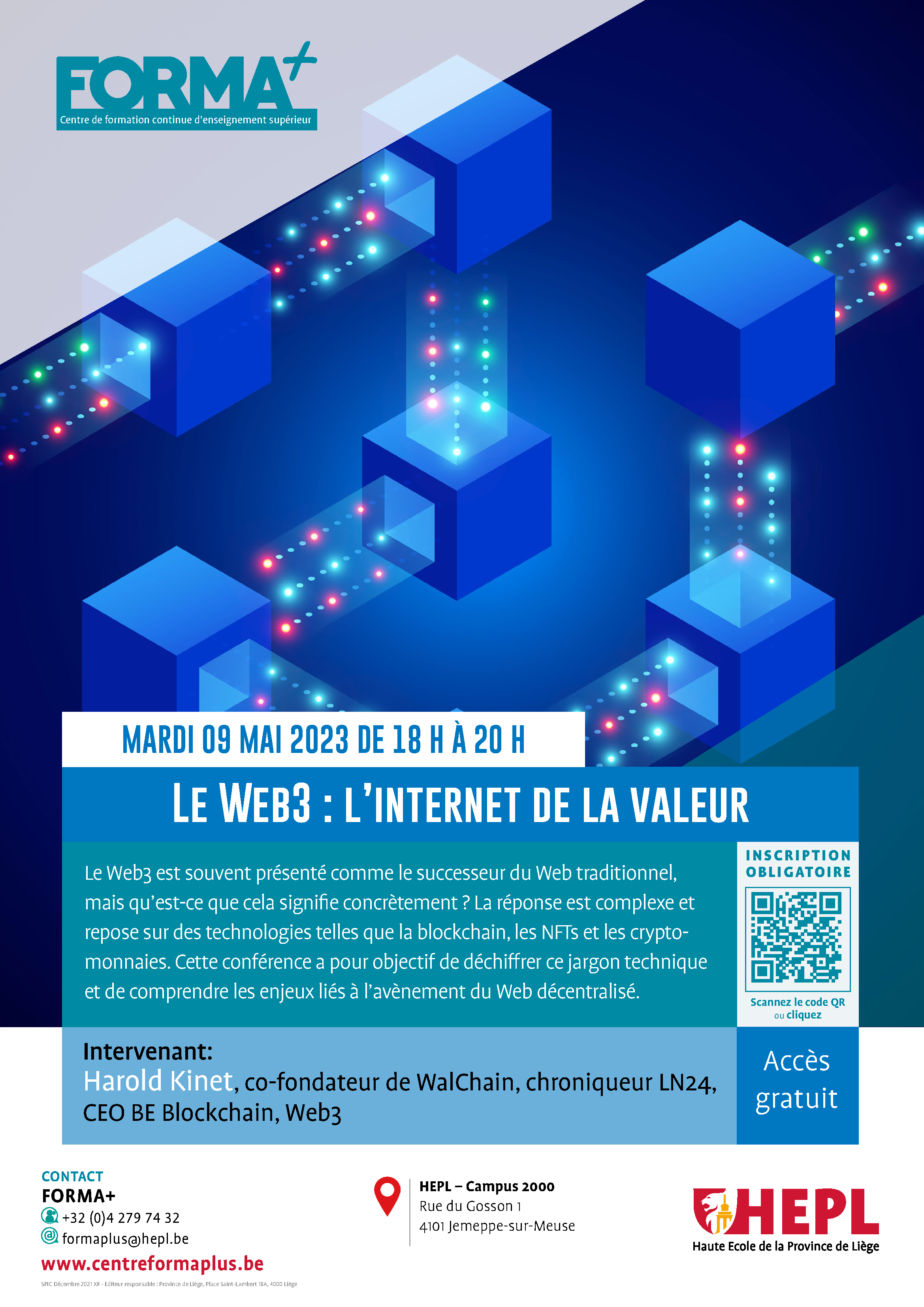 Conférence - Le Web3 - l'internet de la valeur | HEPL
